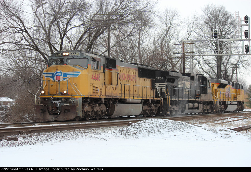 UP 4448 NS 8784 UP 8930